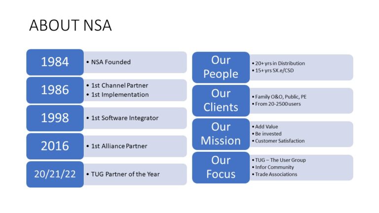 Why Do Distributors Partner with NSA? - NSA 3.0