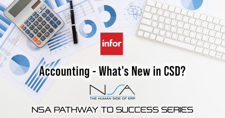 Webinar Series #61: Accounting: What's New in CSD?