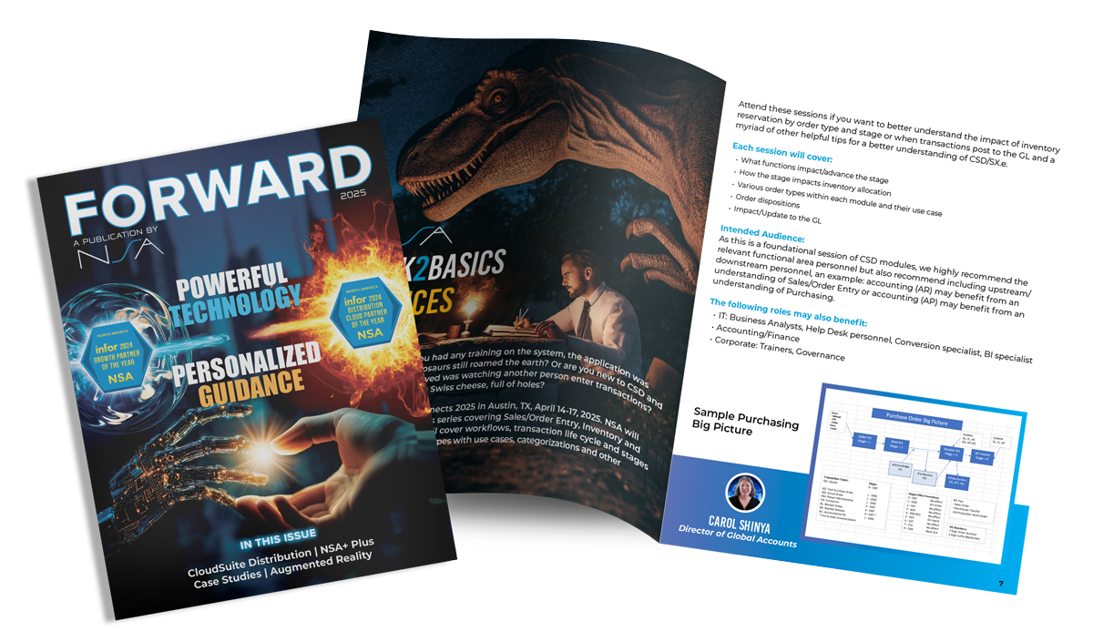 NSA Professional Services | NSA INFOR software | Infor Distribution ...